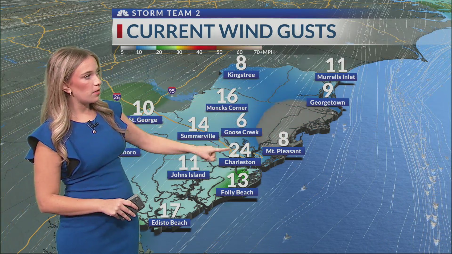 Saturday weather forecast with Grace Lowe – WCBD News 2