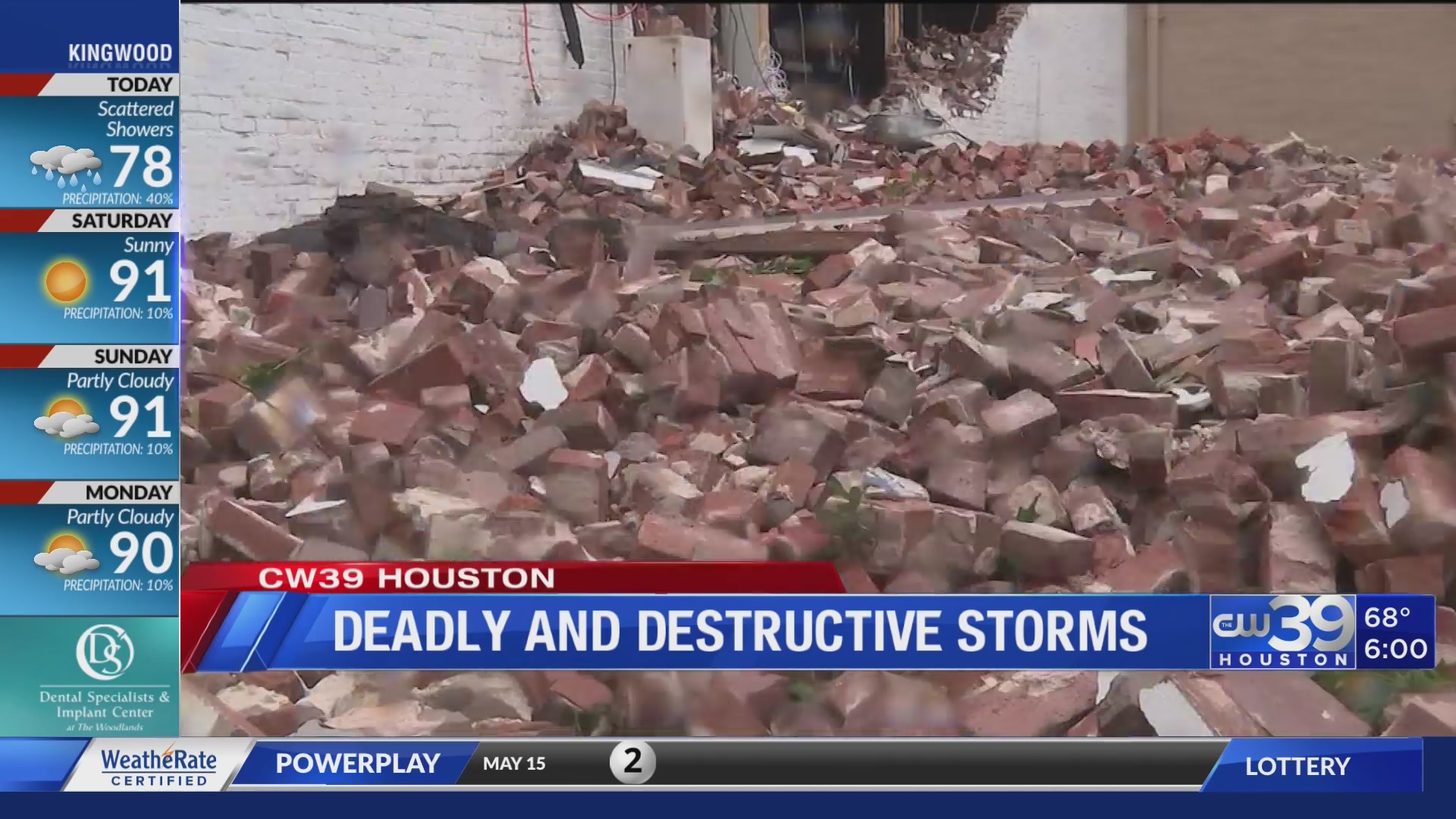 Deadly and destructive storm move through Houston May 16, 2024 | CW39 ...