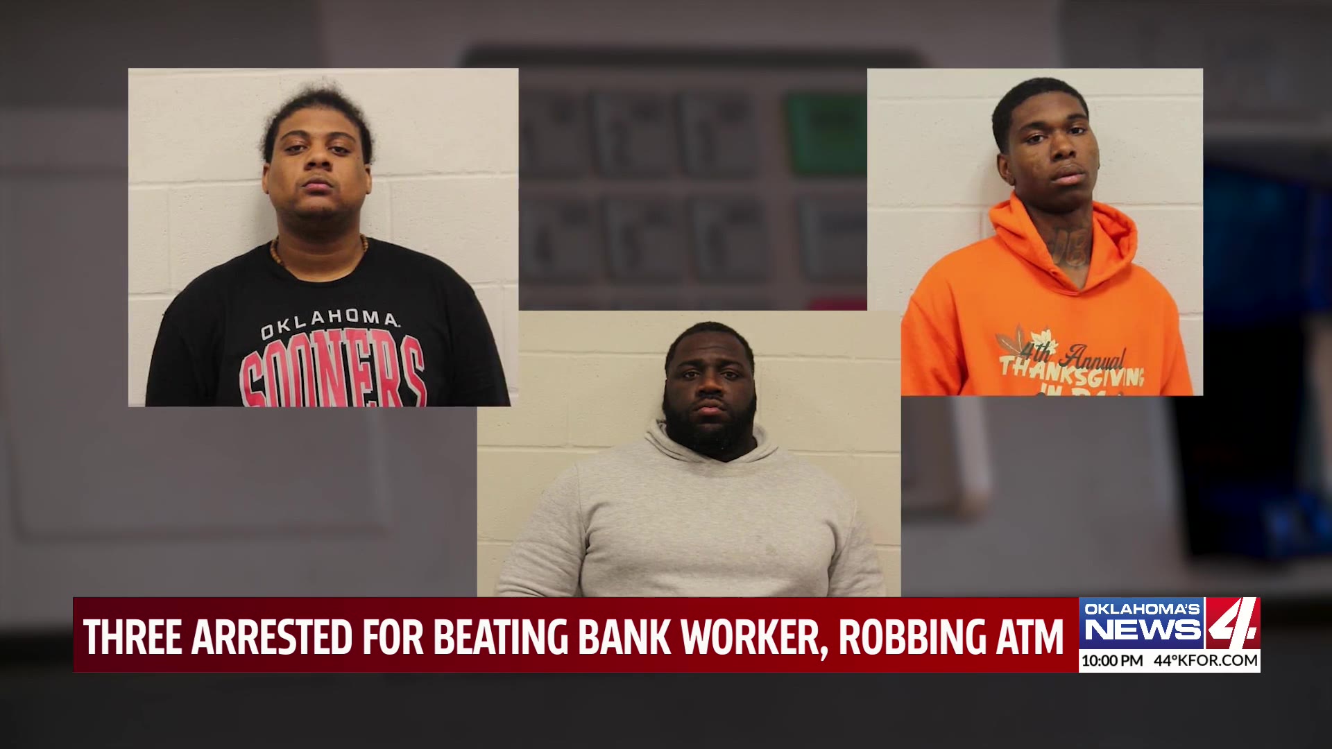 Three arrested for beating bank worker, robbing ATM – KFOR.com Oklahoma ...