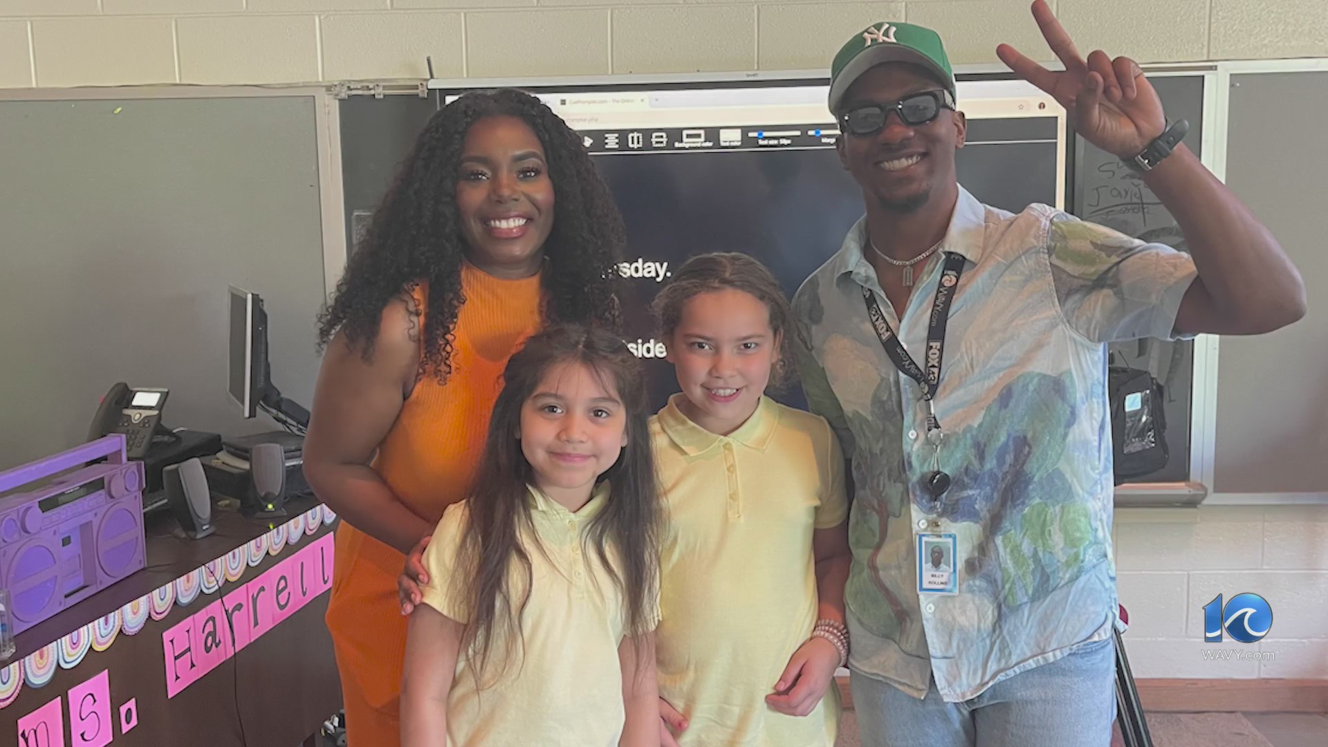 WAVY 10’s KaMaria Braye visits Tanners Creek Elementary School for career day – WAVY.com