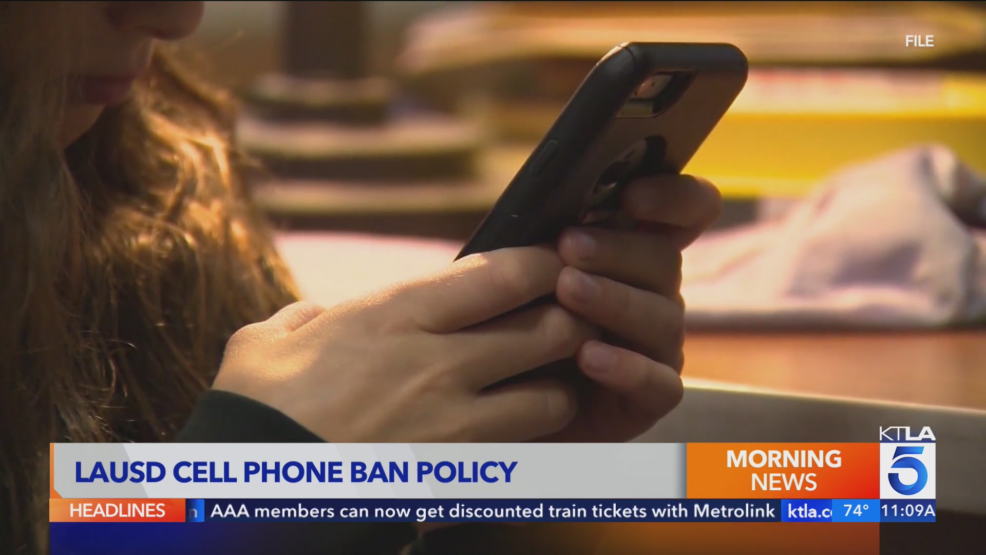 LAUSD details how the cell phone ban will work, announces start date – KTLA