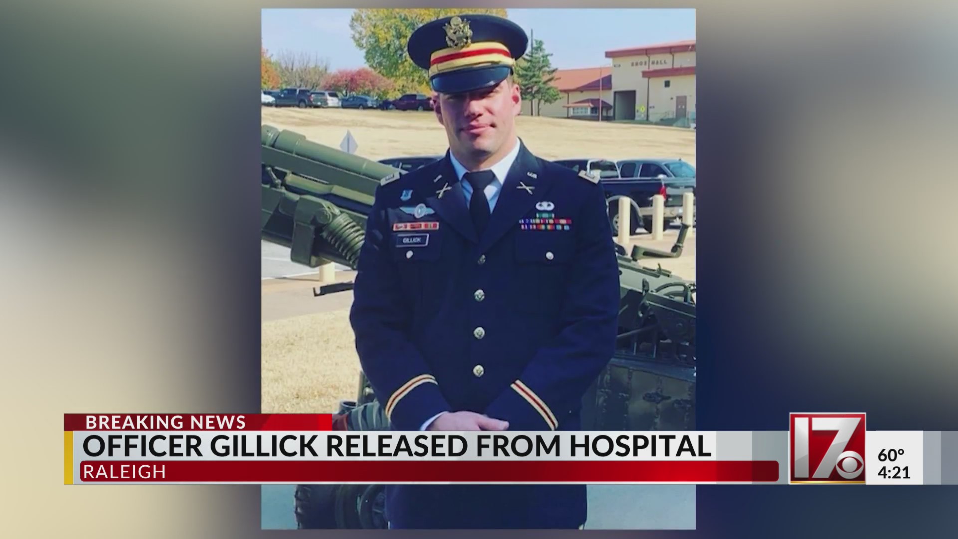 Raleigh officer shot in the line of duty released from hospital – CBS17.com
