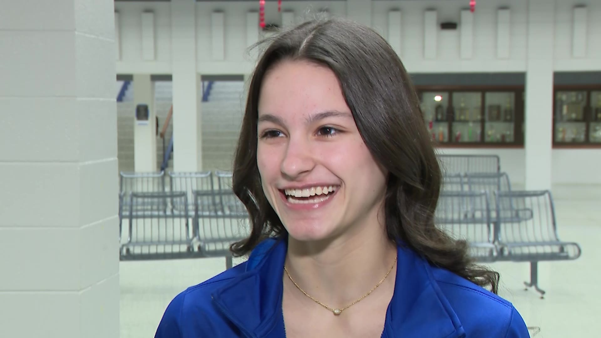 Avery Ziembo full interview at Carroll’s Walk of Champions after winning state title in the ...