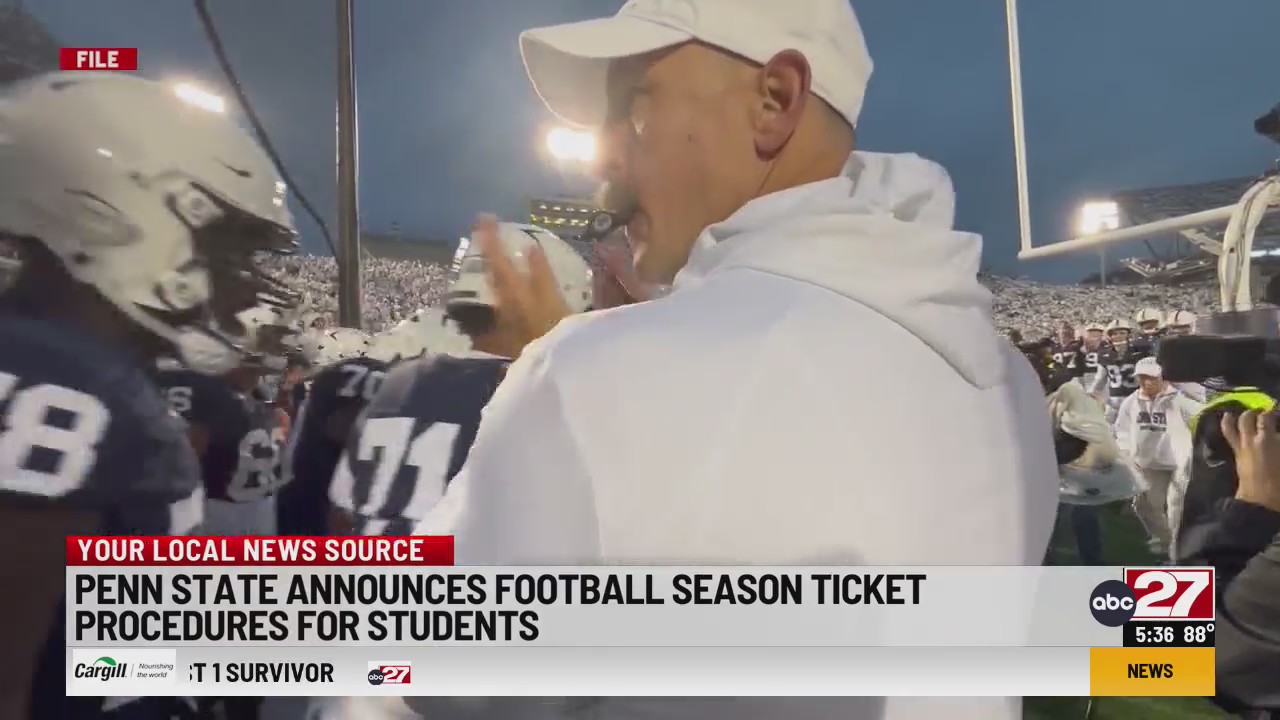 Penn State announces football season ticket procedures for students – ABC27