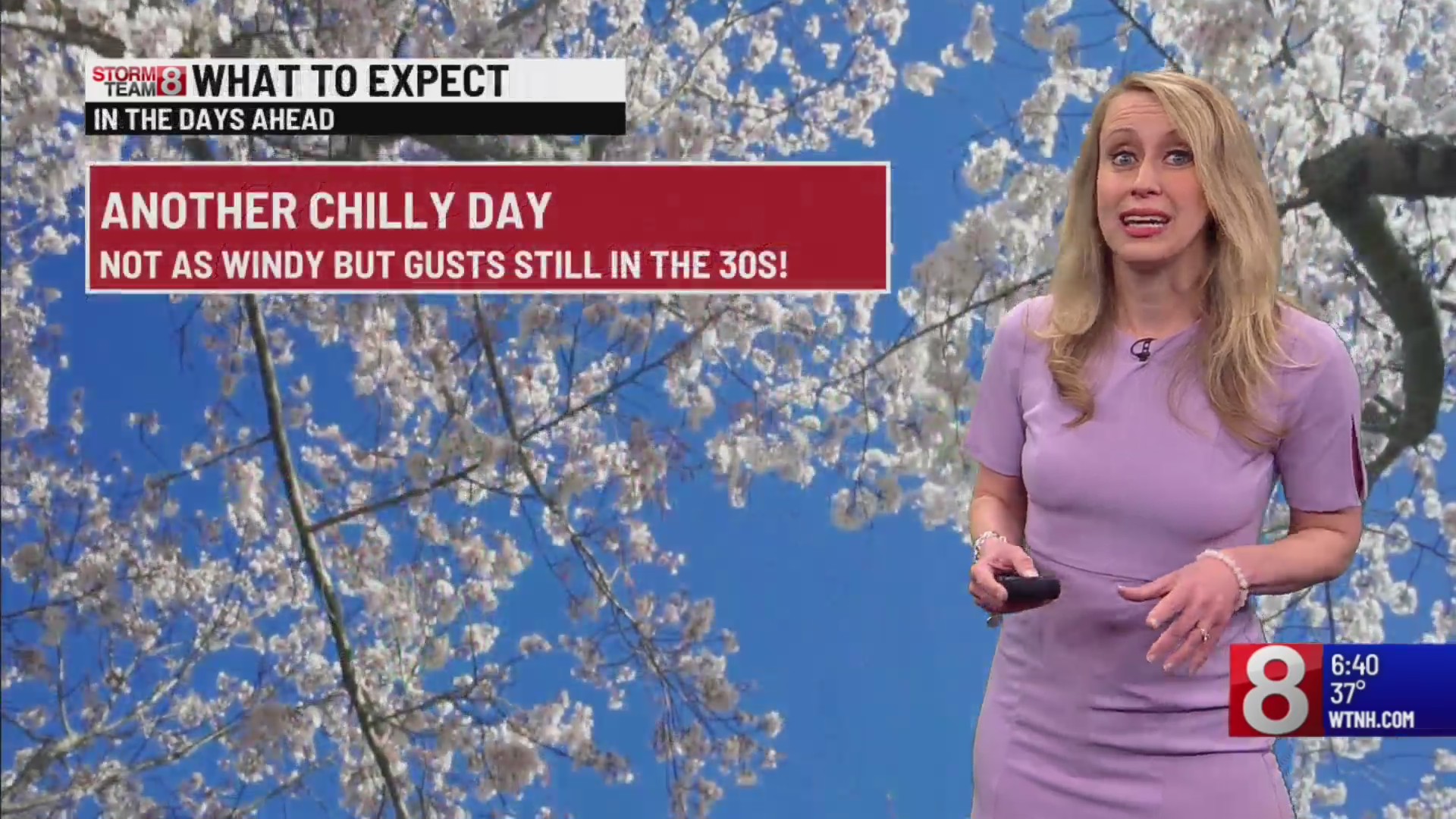 Another chilly and blustery day with an elevated fire risk – a warm up ...