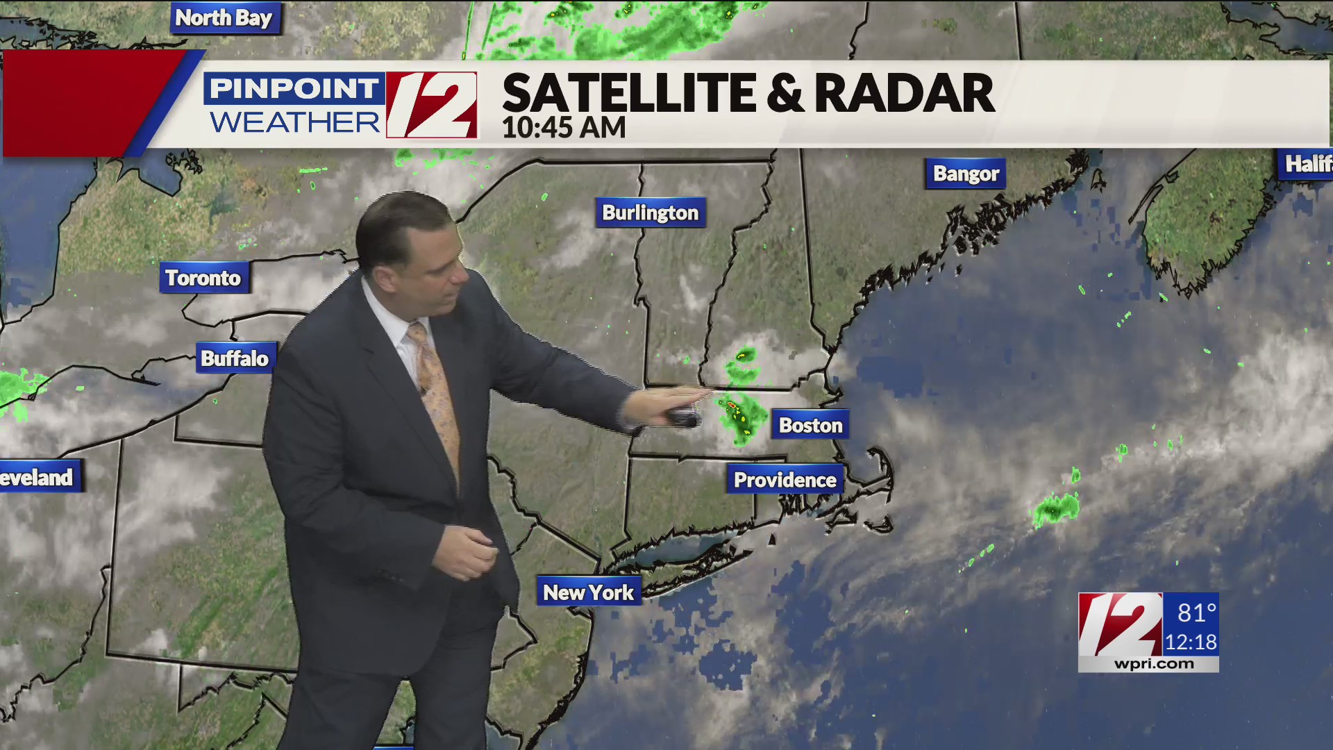 WPRI 12 Weather Forecast for 7/9/24: Very Warm and Humid Inland Today ...