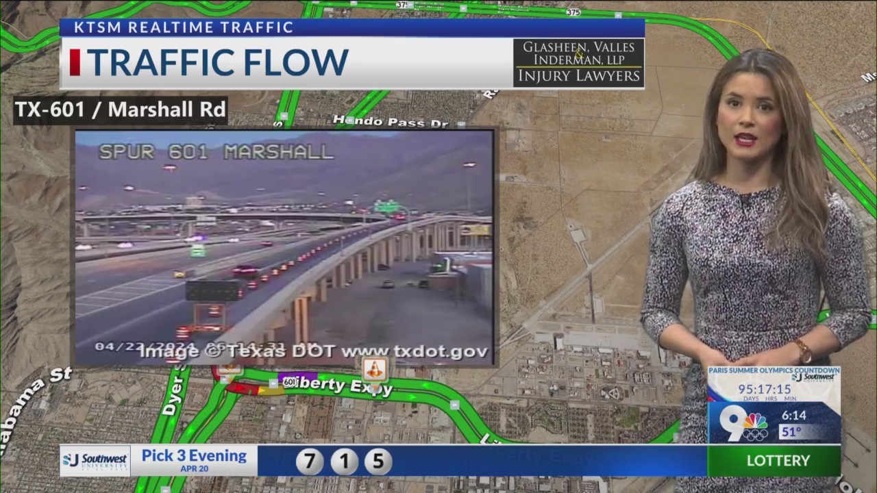 Traffic flow with Jasmine Perry – KTSM 9 News