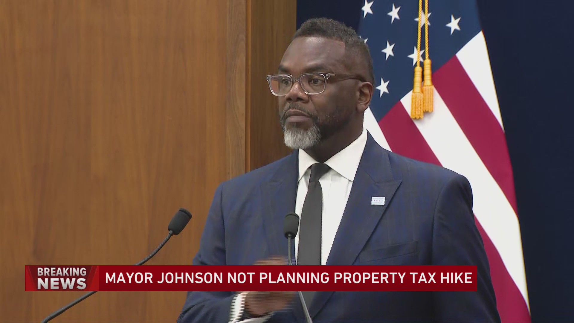Mayor Brandon Johnson not planning property tax hike – WGN-TV