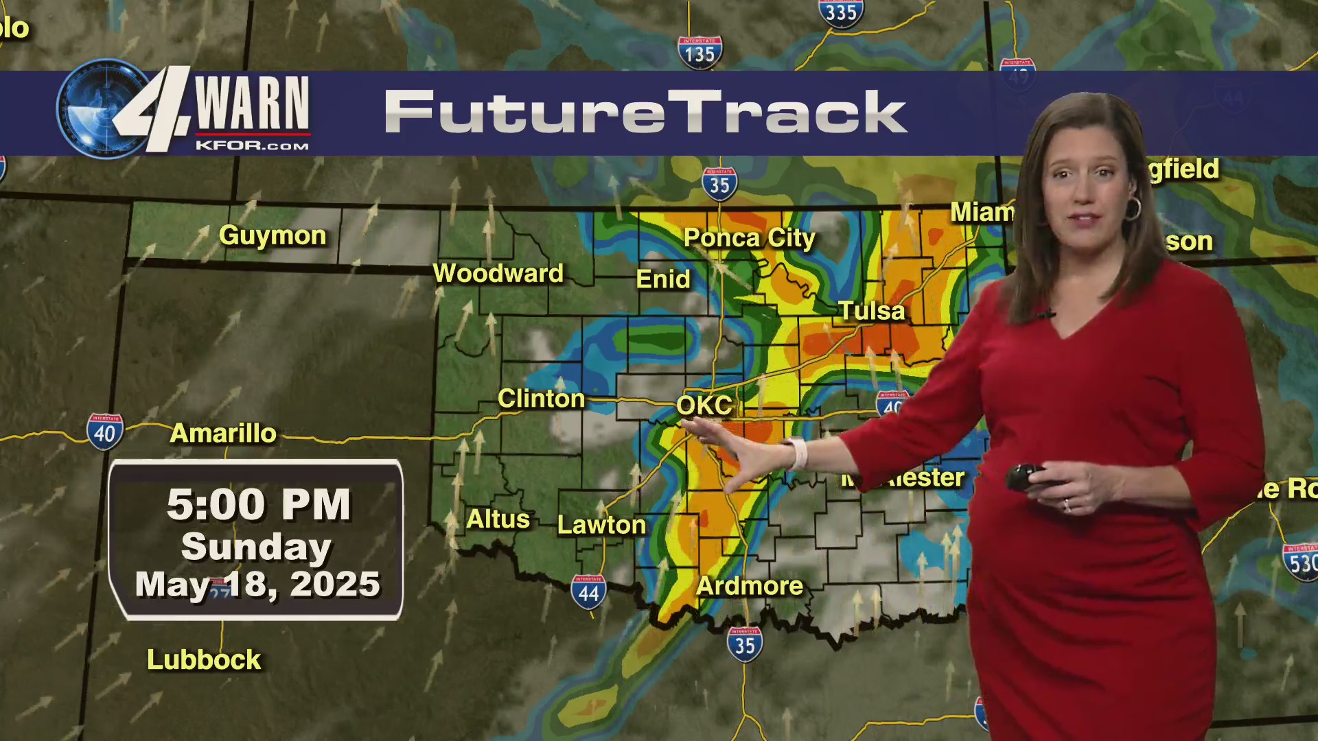 Emily Sutton details the severe risk over the weekend and Monday (5/16 ...