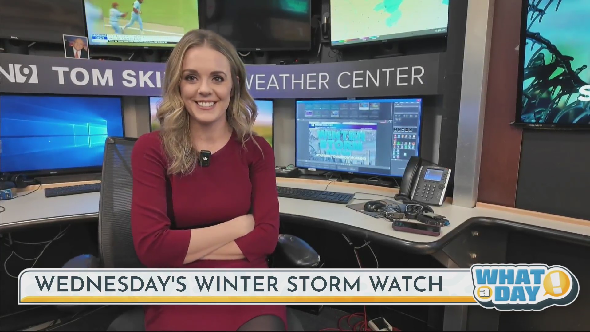 Morgan talks winter storm watch in the WGN Weather Office – WGN-TV