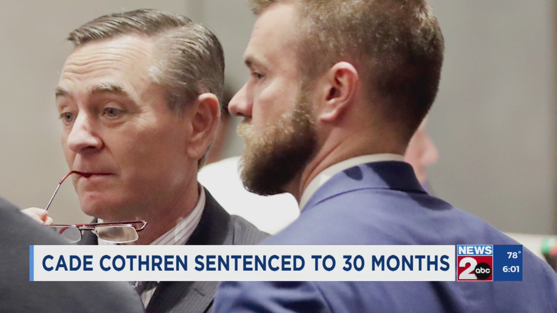 Cade Cothren sentenced to 30 months – WKRN News 2