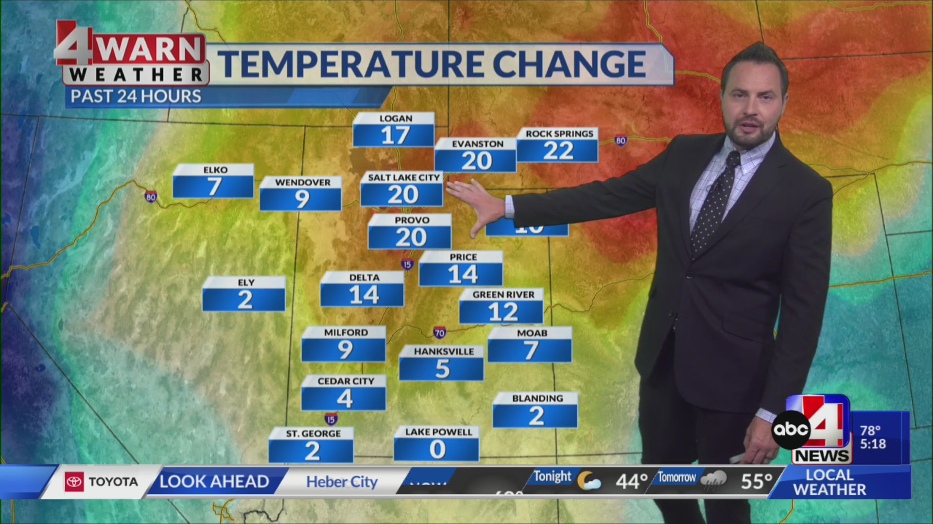 Clouds and temperatures increasing in Utah – ABC4 Utah
