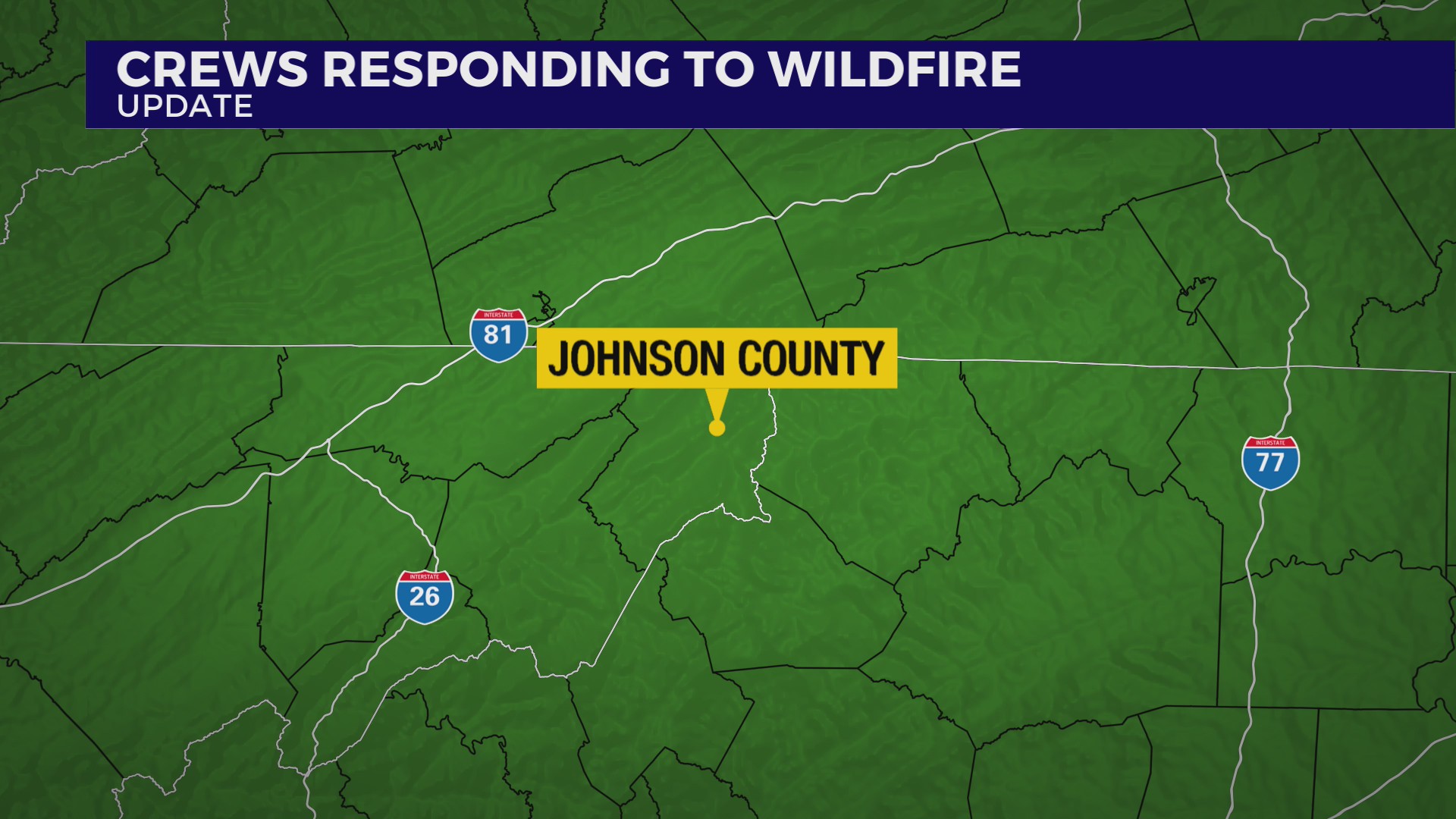 Crews respond to Johnson County wildfire – WJHL | Tri-Cities News & Weather