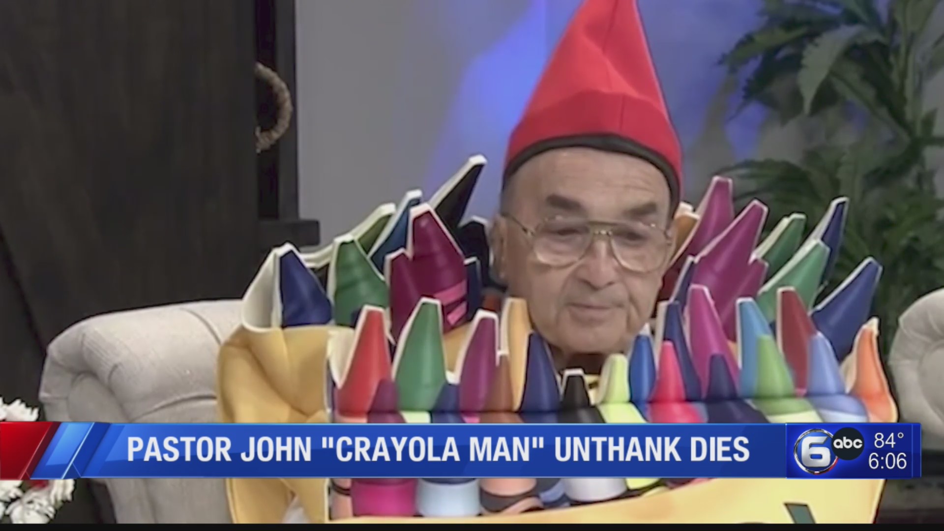 Pastor John ‘Crayola Man’ Unthank dies – WATE 6 On Your Side