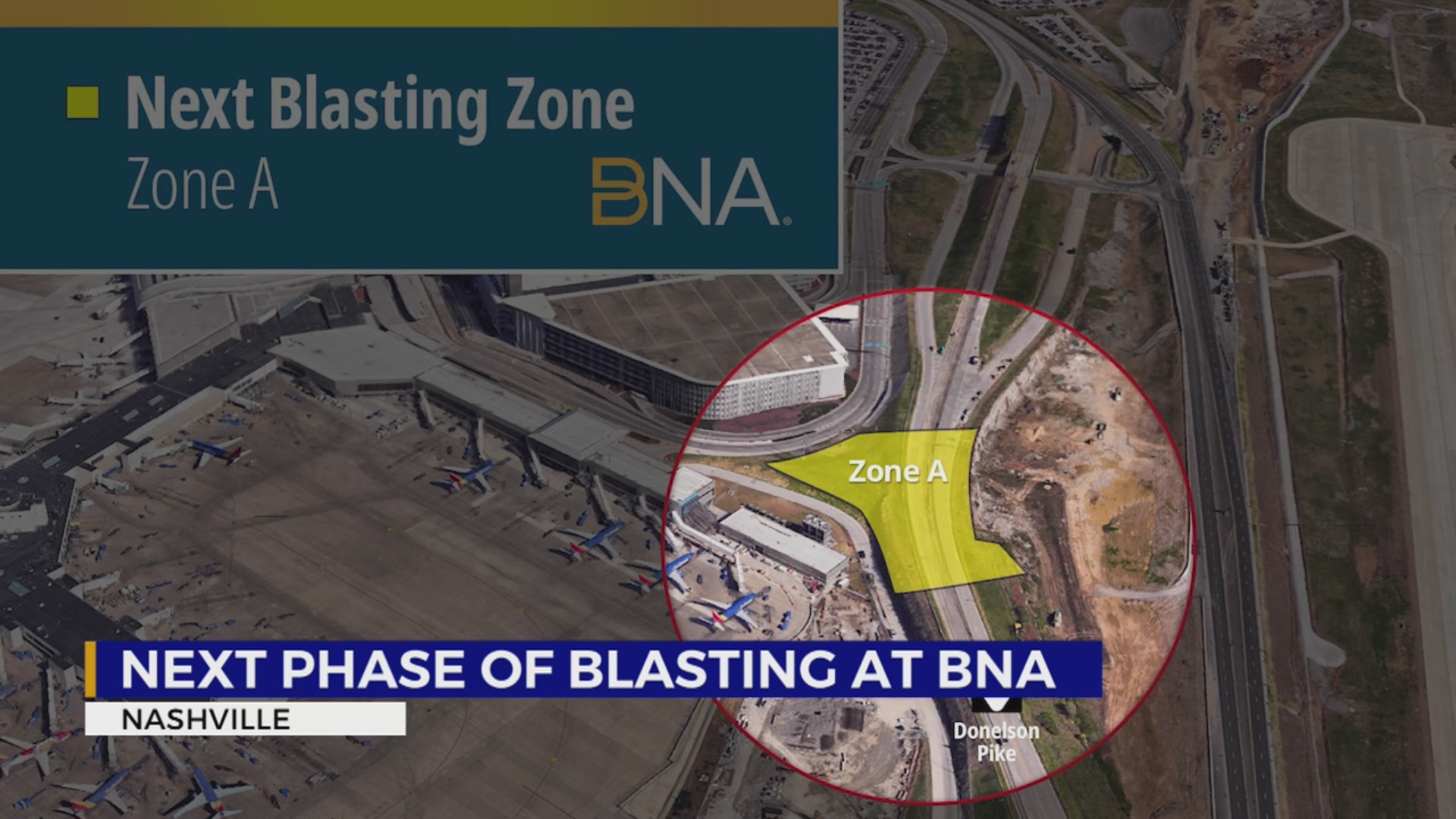 Next phase of blasting at BNA begins Monday – WKRN News 2