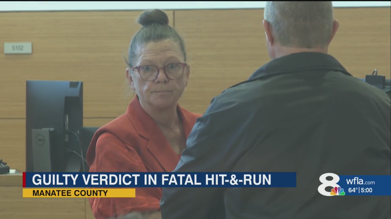 Bradenton woman found guilty in deadly hit-and-run trial – WFLA