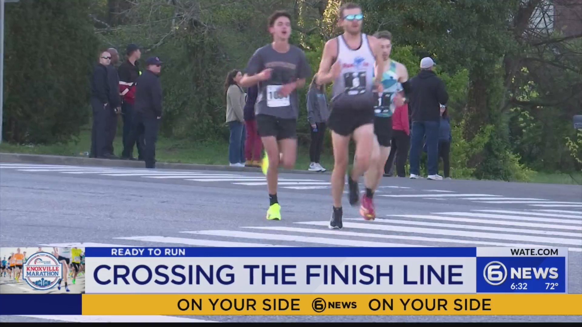 Knoxville marathon finish line captain inspires students to run – WATE ...