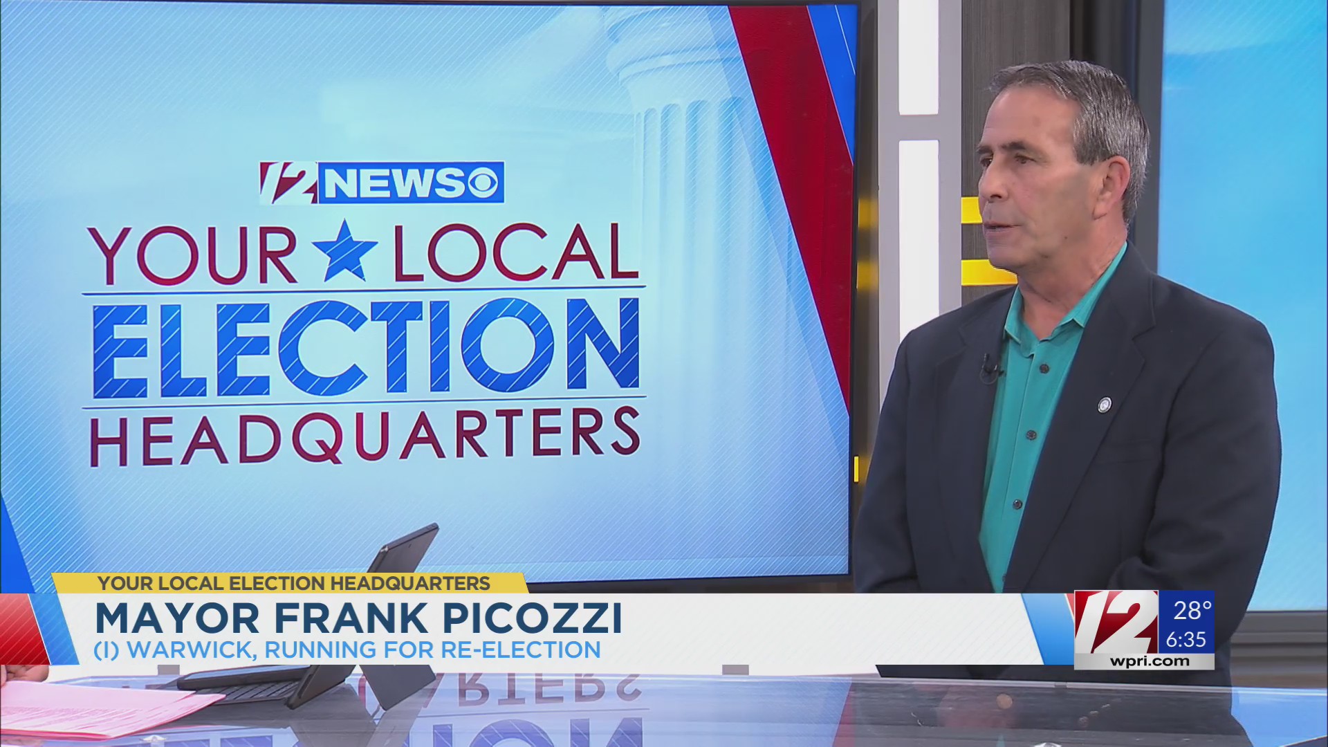 Warwick mayoral race: Interview with incumbent Frank Picozzi – WPRI.com