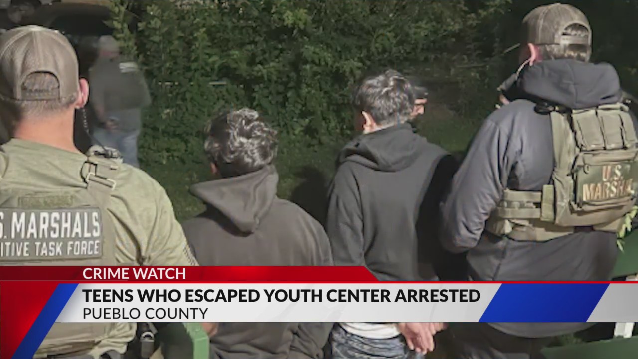 PCSO: Teen fugitives arrested in Pueblo apartment after weeks on the ...