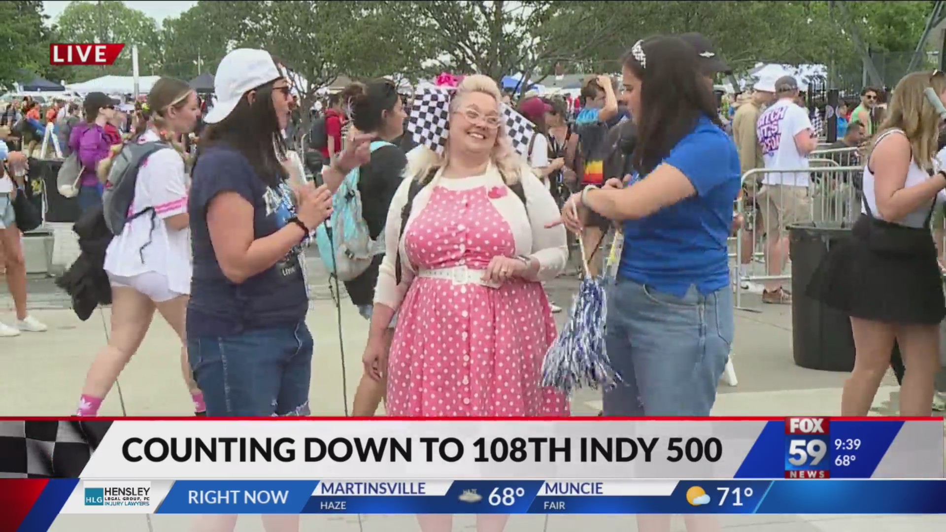 Hannah and Amber interview fan from South Africa – Fox 59