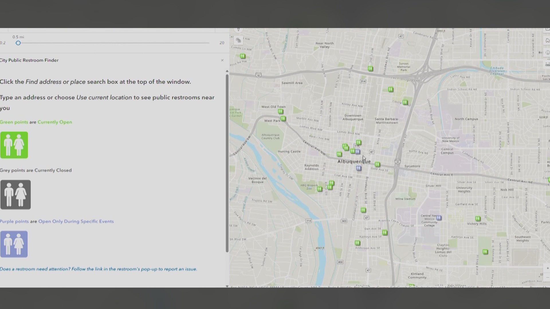City of Albuquerque launches online public restroom map – KRQE NEWS 13 ...