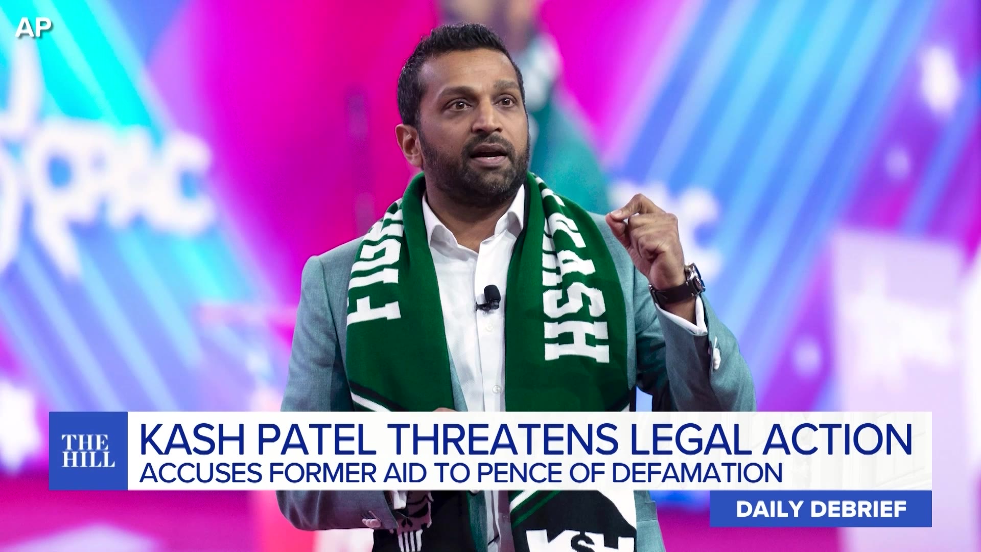 Patel has threatened legal action over remarks, former Pence aide says ...