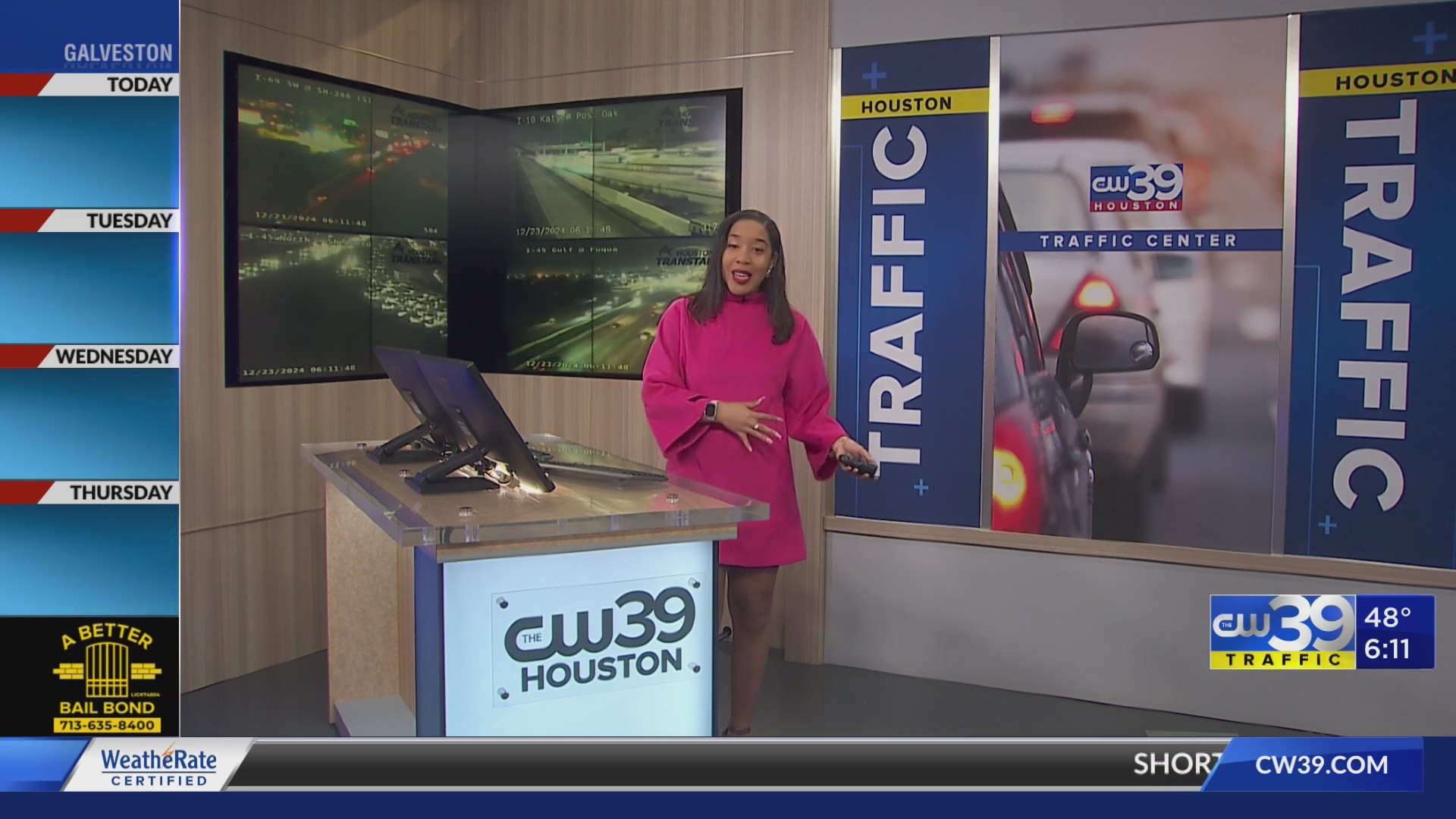 Major accident piles up on I-45 North at Shepherd – CW39 Houston