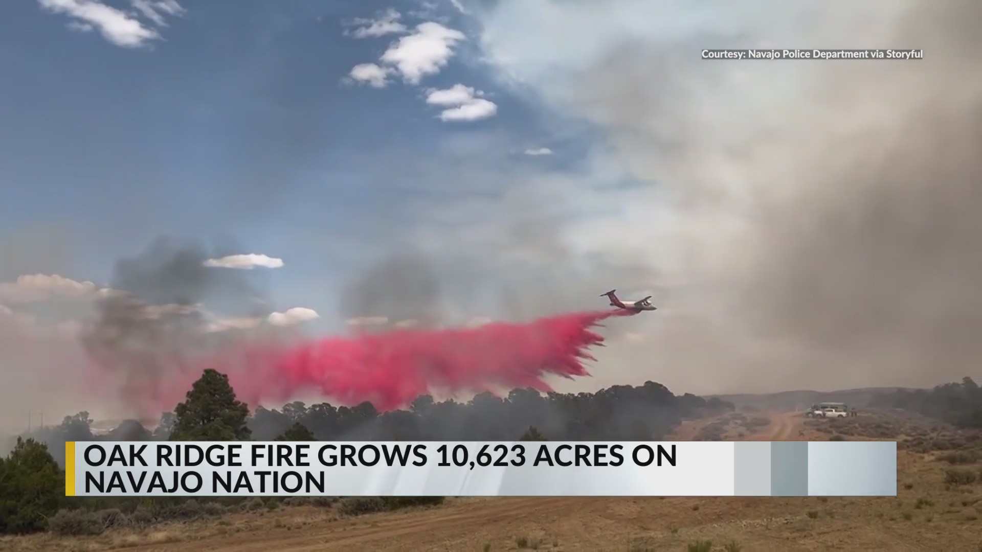 Oak Ridge Fire grows to over 10,000 acres on Navajo Nation – KRQE NEWS ...