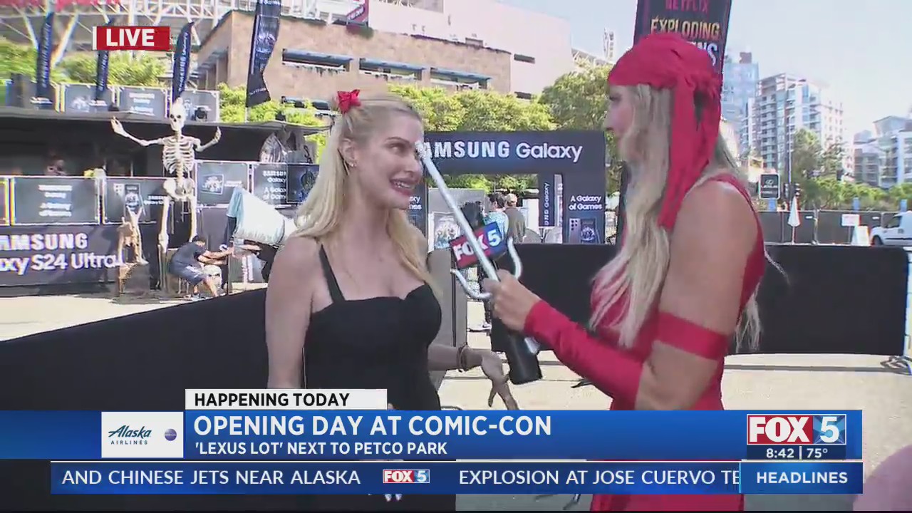 Opening Day at Comic-Con – FOX 5 San Diego & KUSI News