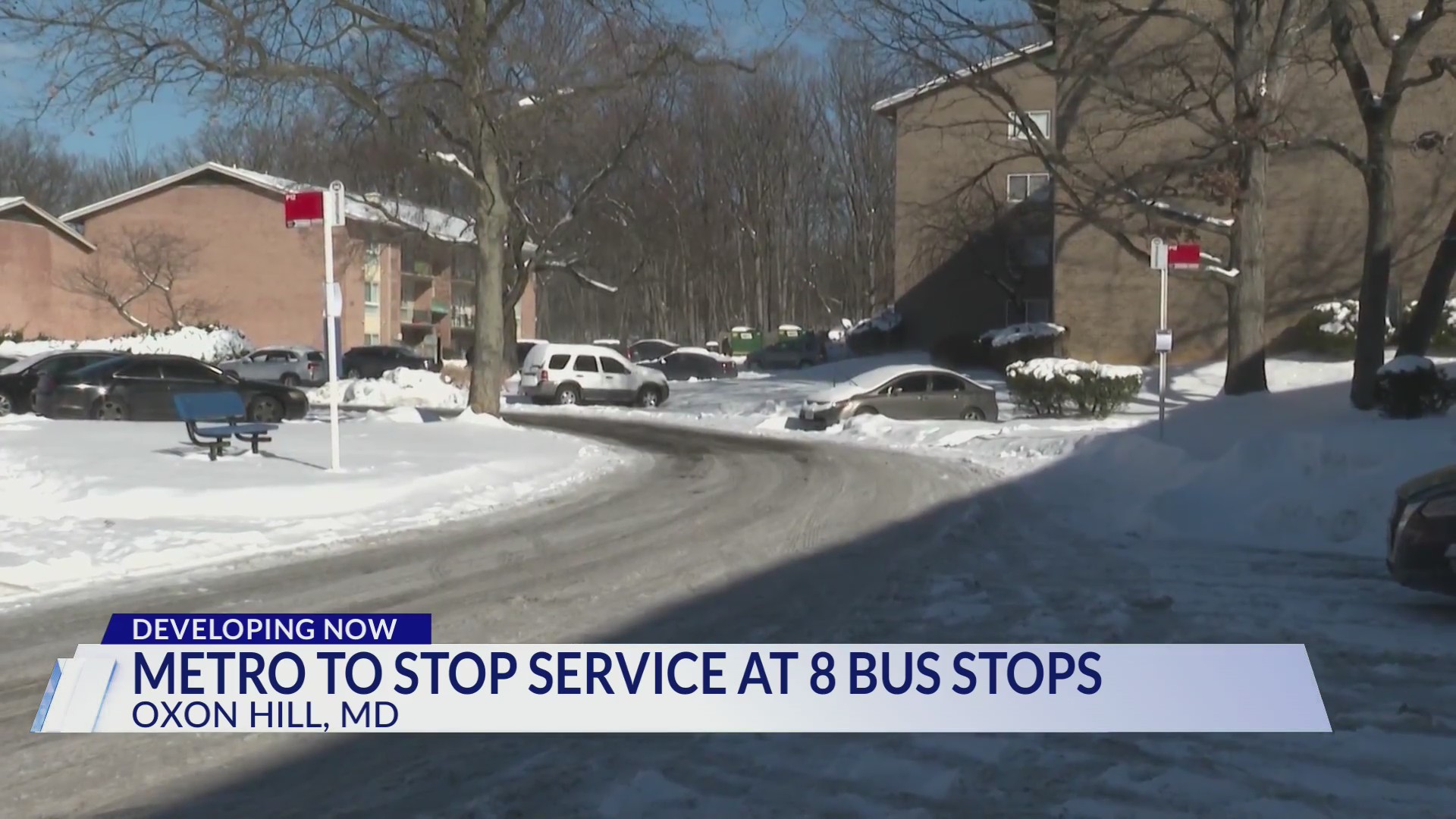 Metro to stop service at 8 Oxon Hill bus stops – DC News Now | DC ...