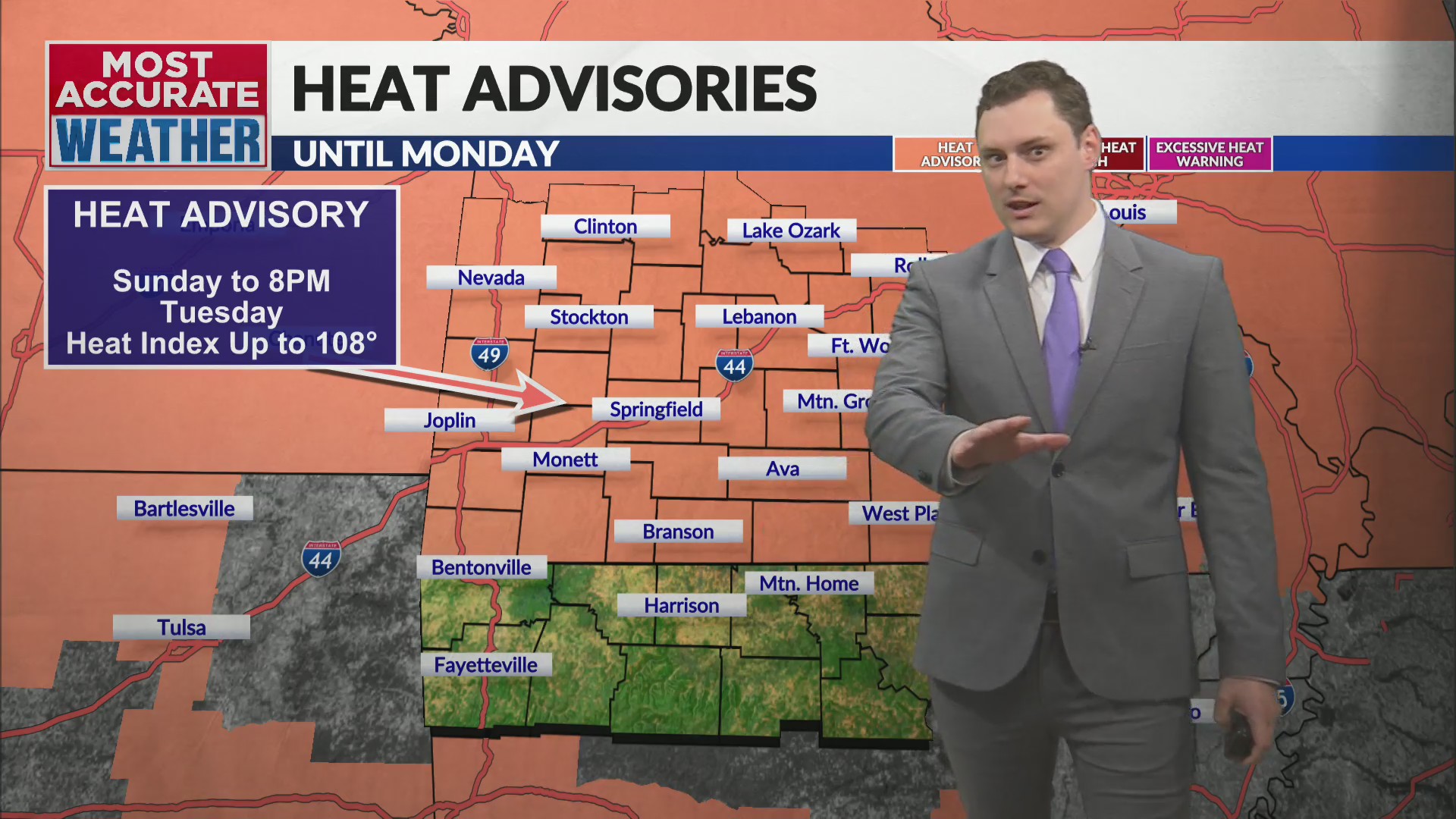 Summer heatwave to remain locked in place – KOLR – OzarksFirst.com