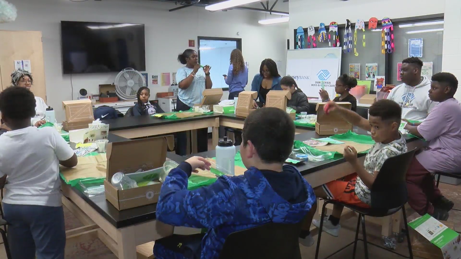After 2 years, a renovated art room at the Don Moyer Boys and Girls ...
