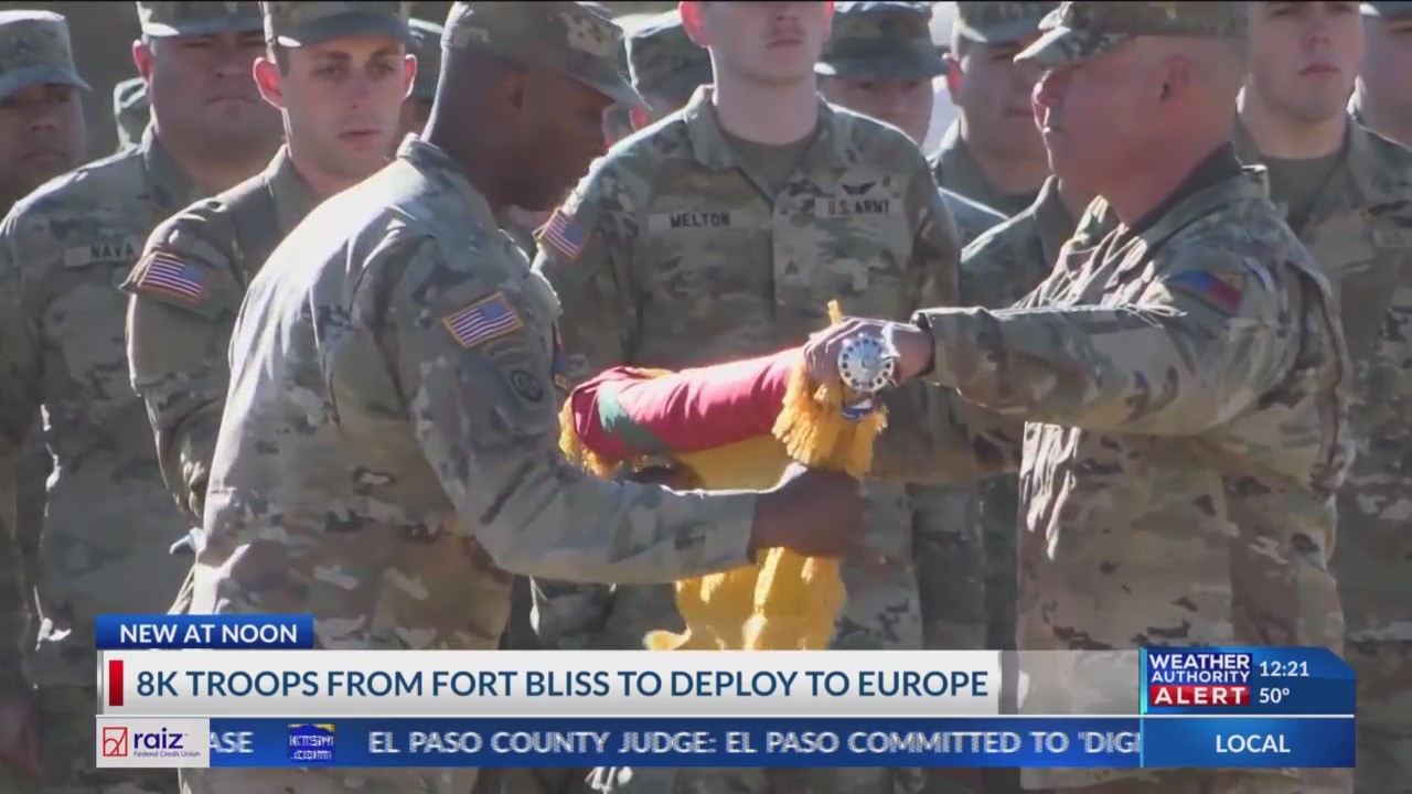 8K troops from Fort Bliss to deploy to Europe – KTSM 9 News