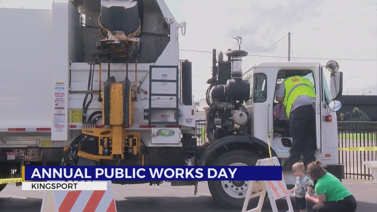City of Kingsport hosts Public Works Day celebration with bucket truck ...