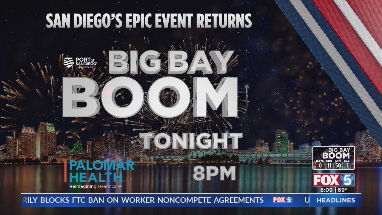 Watch the Big Bay Boom on FOX 5 – FOX 5 San Diego & KUSI News