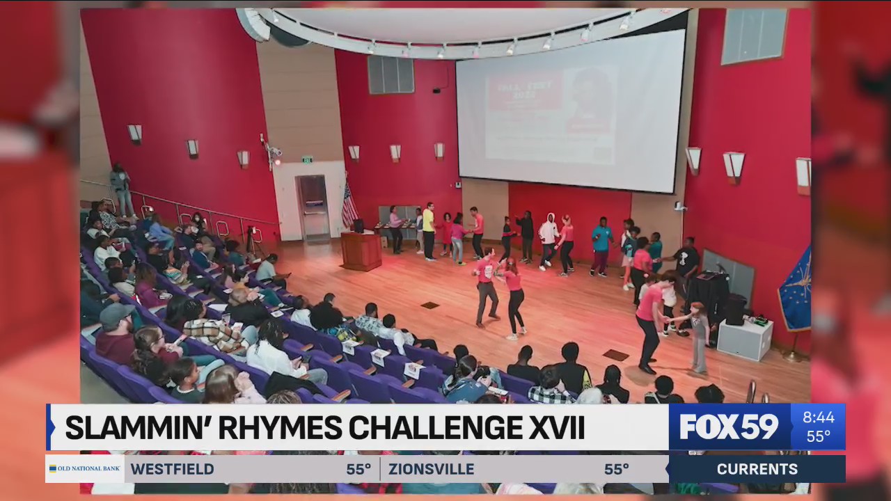 SLAMMIN’ RHYMES CHALLENGE AT THE INDIANAPOLIS PUBLIC LIBRARY – Fox 59