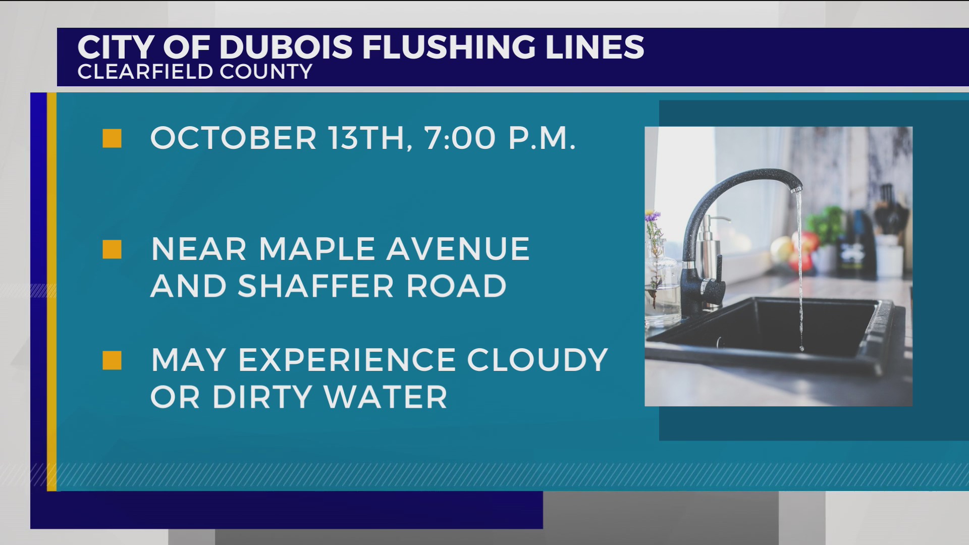 DuBois announces fall clean-up, hyrdrant flushing in the city – WTAJ ...