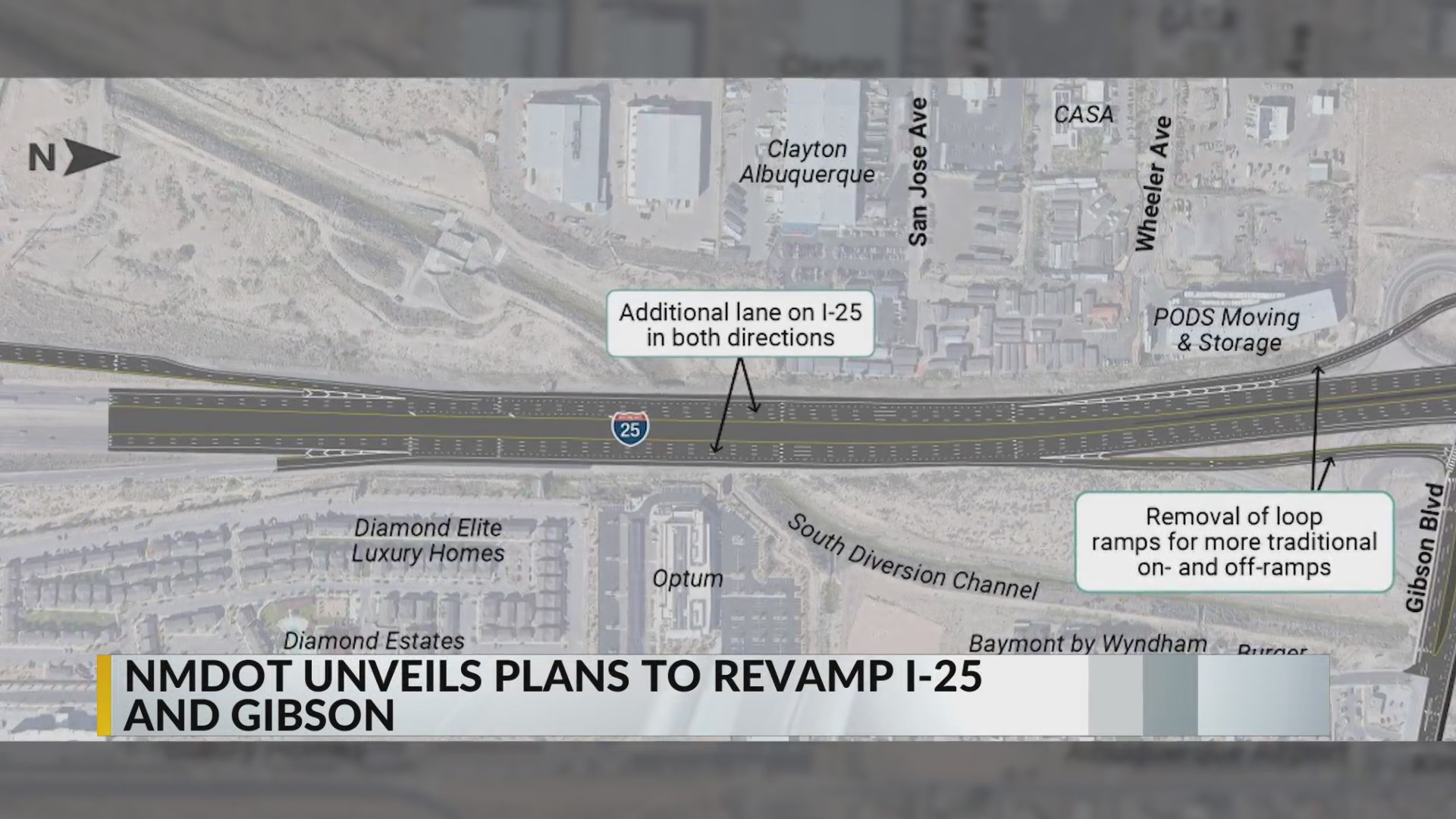 Officials present new updated designs for I-25 Gibson Interchange ...