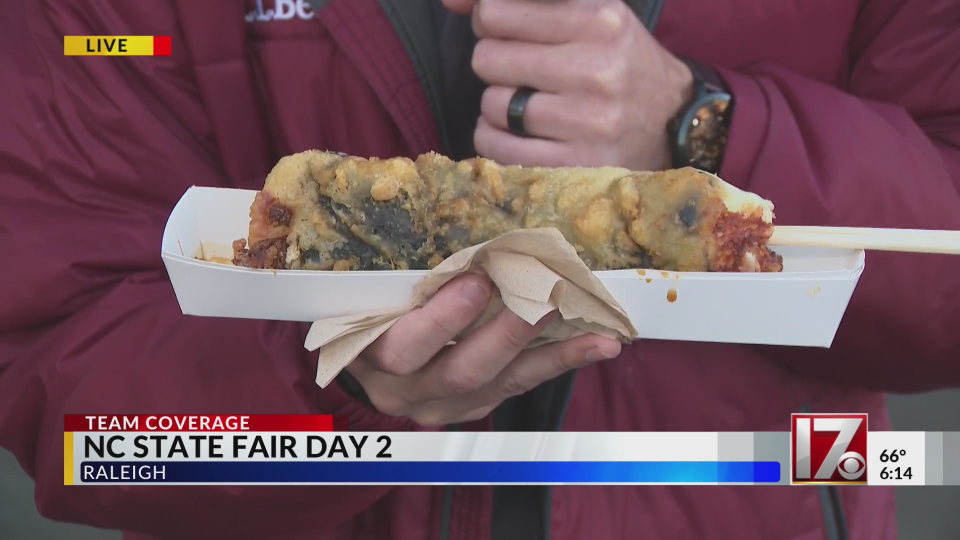 NC State Fair: The deep-fried sushi roll – CBS17.com