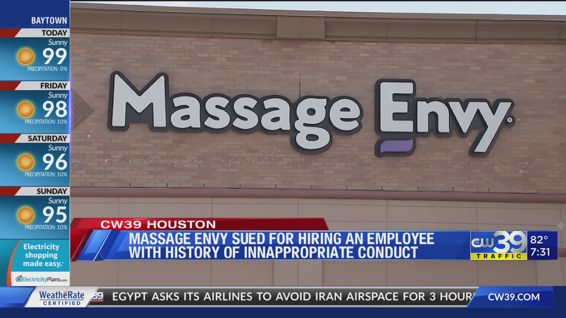 Massage Envy sued for alleged sexual conduct by employee – CW39 Houston