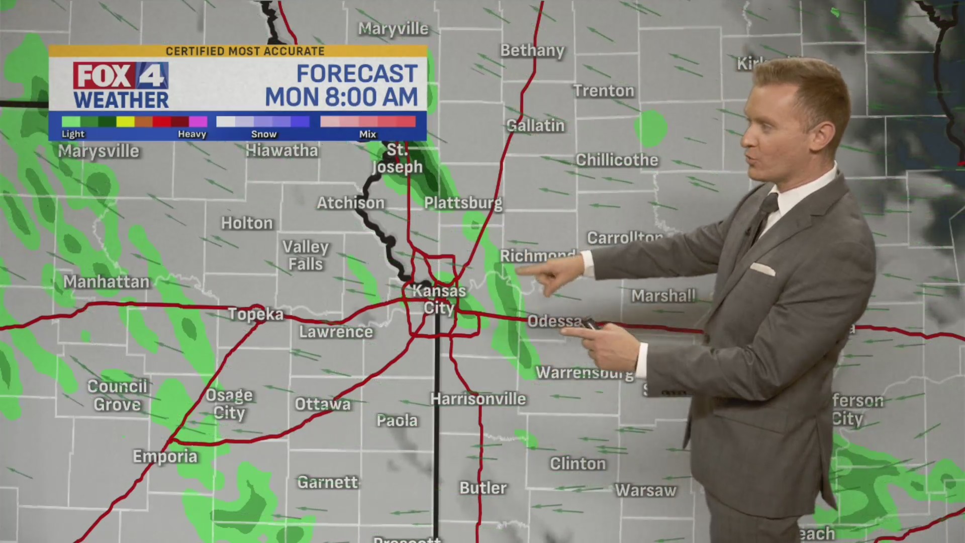 Sunday evening forecast – FOX 4 Kansas City WDAF-TV | News, Weather, Sports