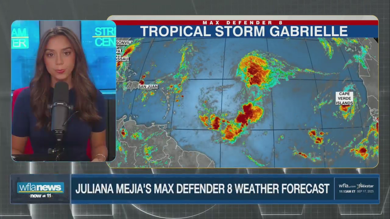Tropical Storm Gabrielle forms in the Atlantic – KGET 17 News
