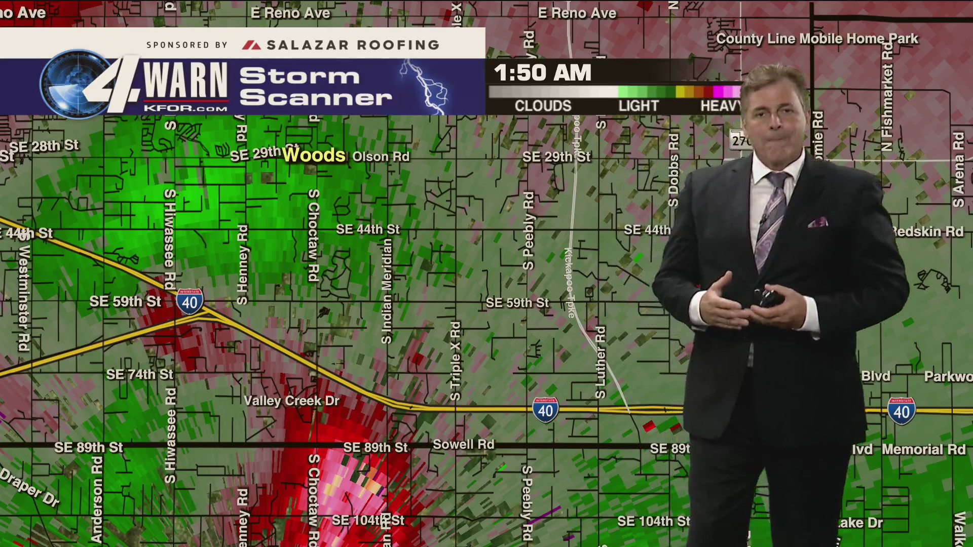 KFOR’s Chief Meteorologist Mike Morgan tracks Severe Weather outbreak ...