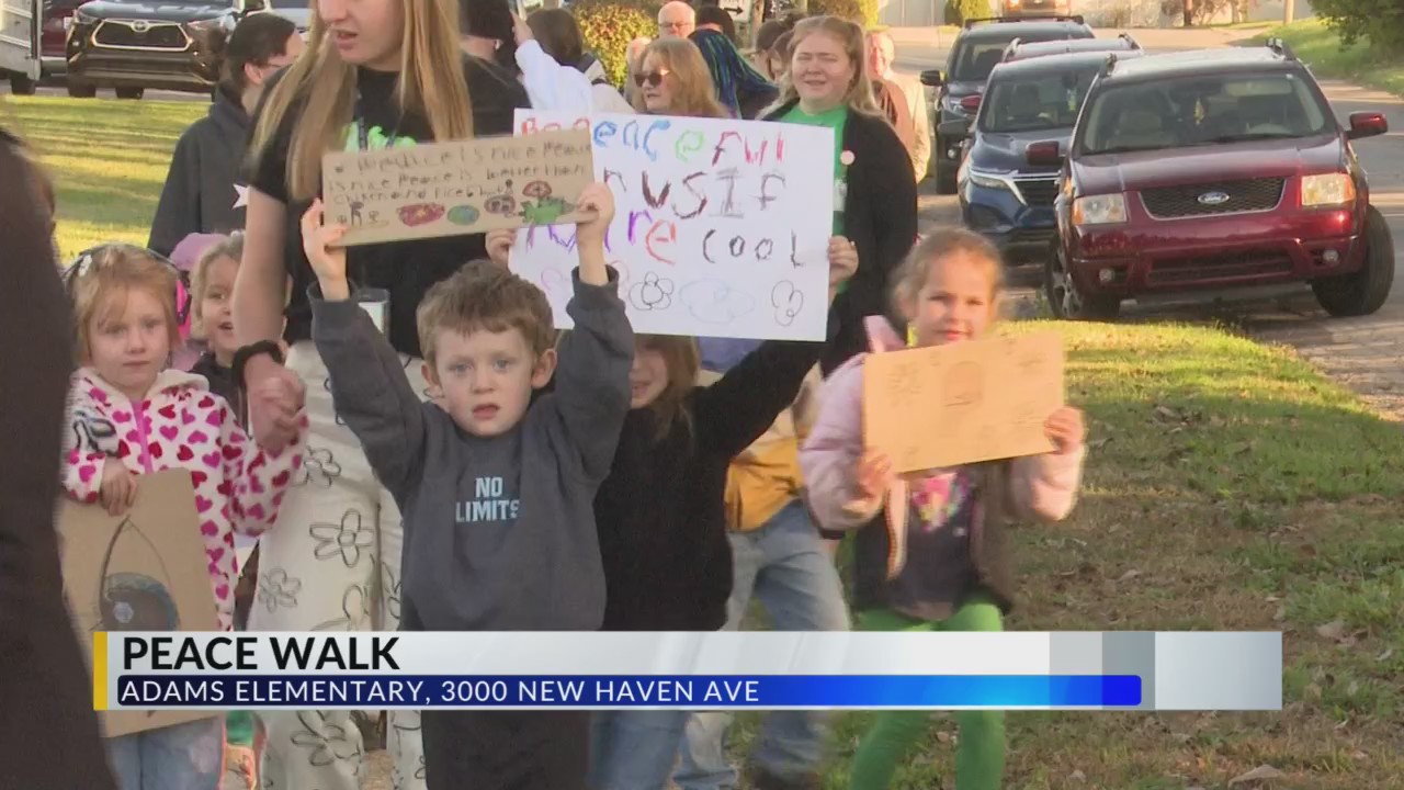 Adams Elementary hosts first-ever Peace Walk – WANE 15