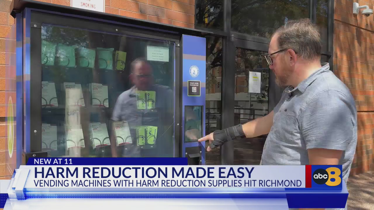 Richmond launches harm reduction vending machines to combat overdose ...