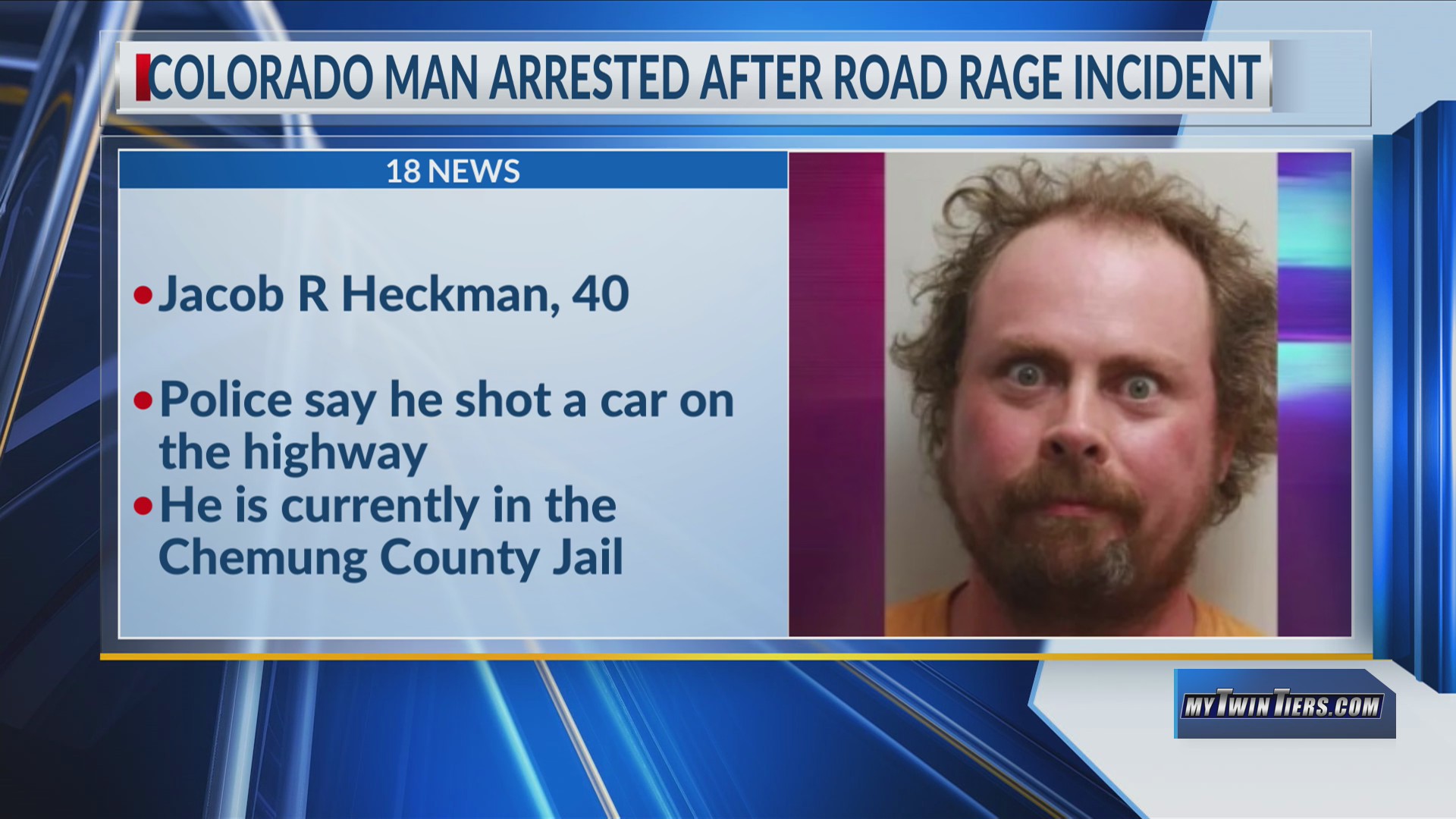 Colorado man arrested after Big Flats road rage incident involving ...