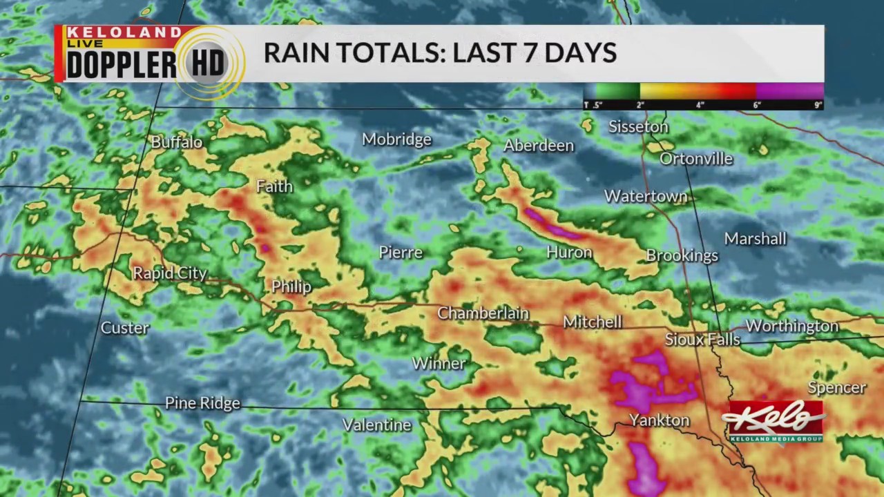 What’s the latest rainfall total? – KELOLAND.com