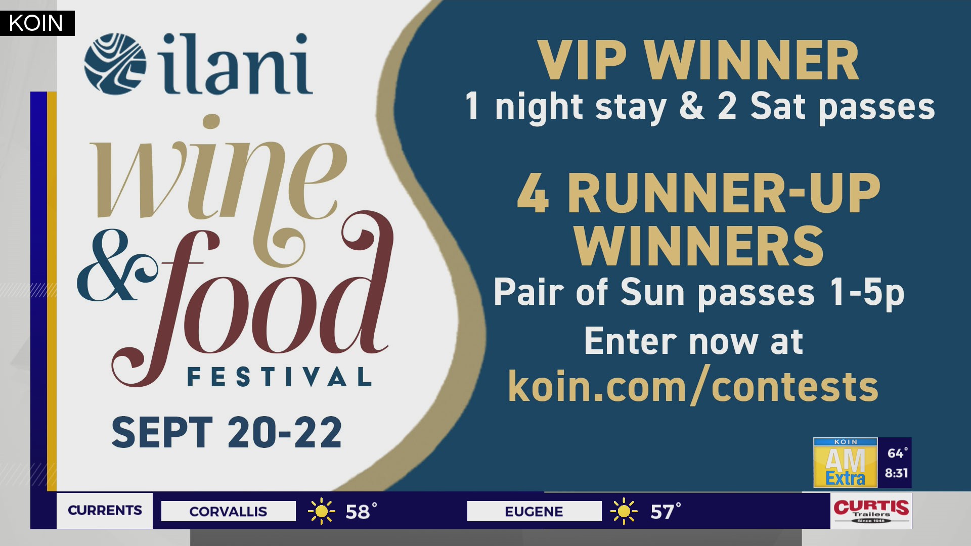 ilani Wine & Food Festival mention – KOIN.com