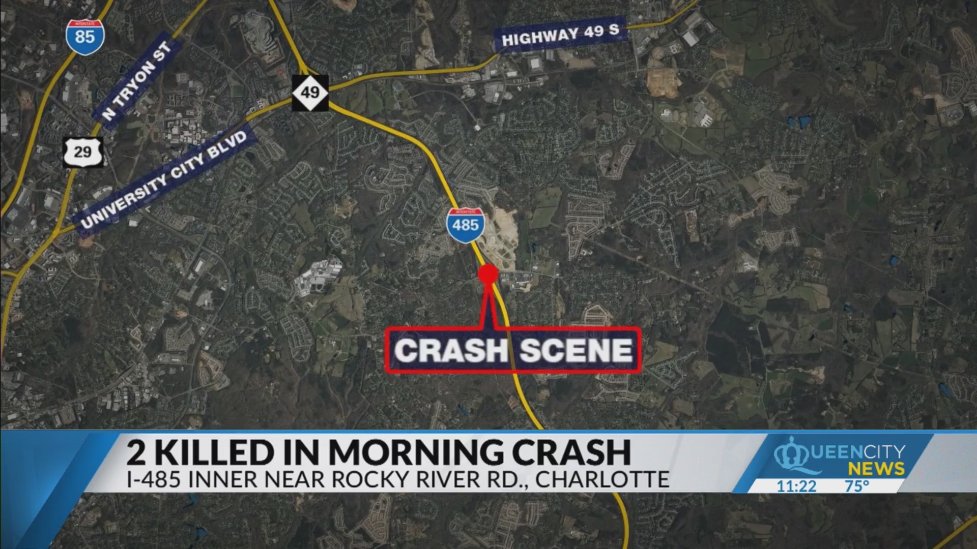 Two people killed in crash on I-485 in northeast Charlotte – Queen City ...
