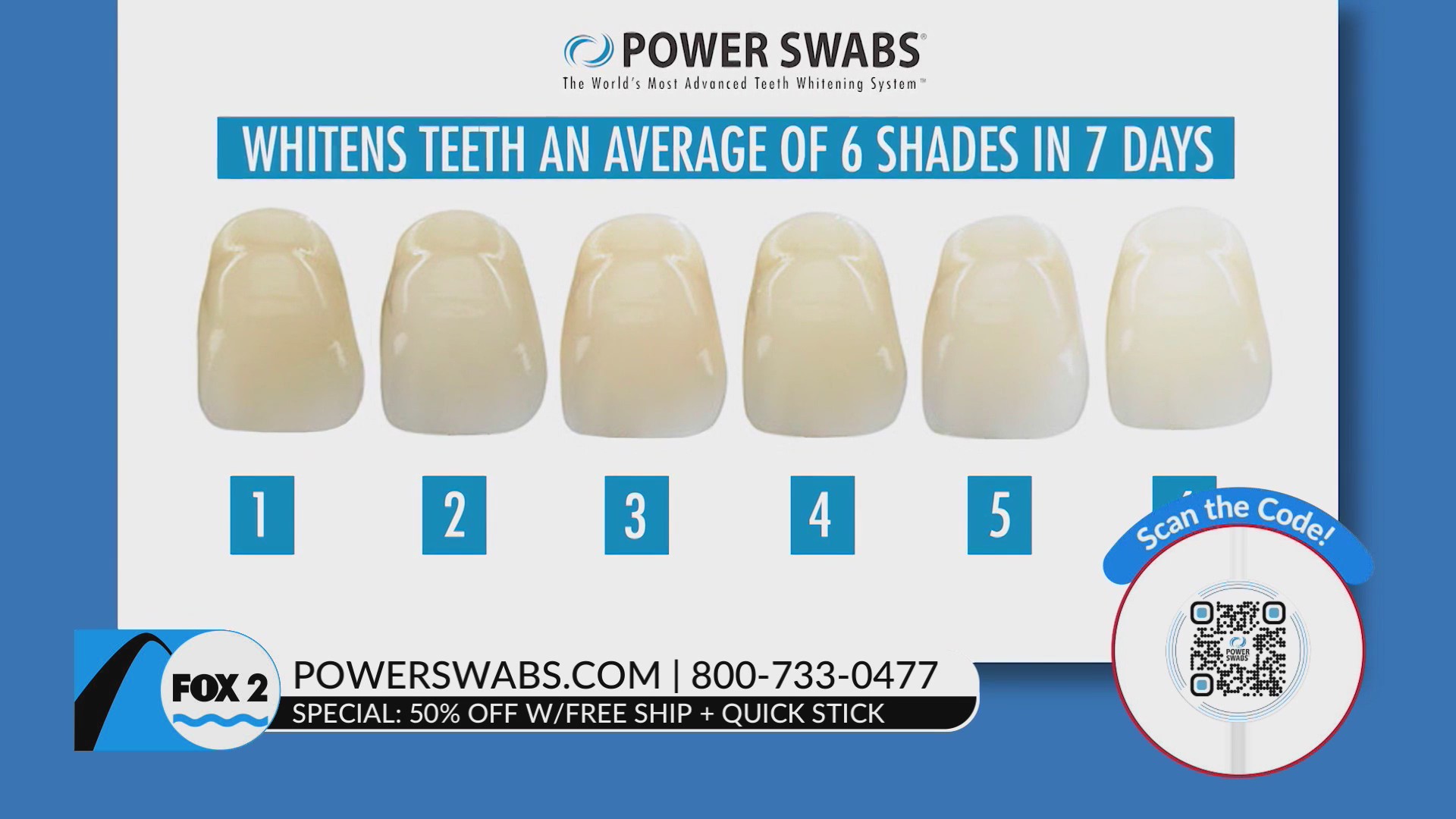 Get 50% off teeth whitening with Power Swabs – FOX 2